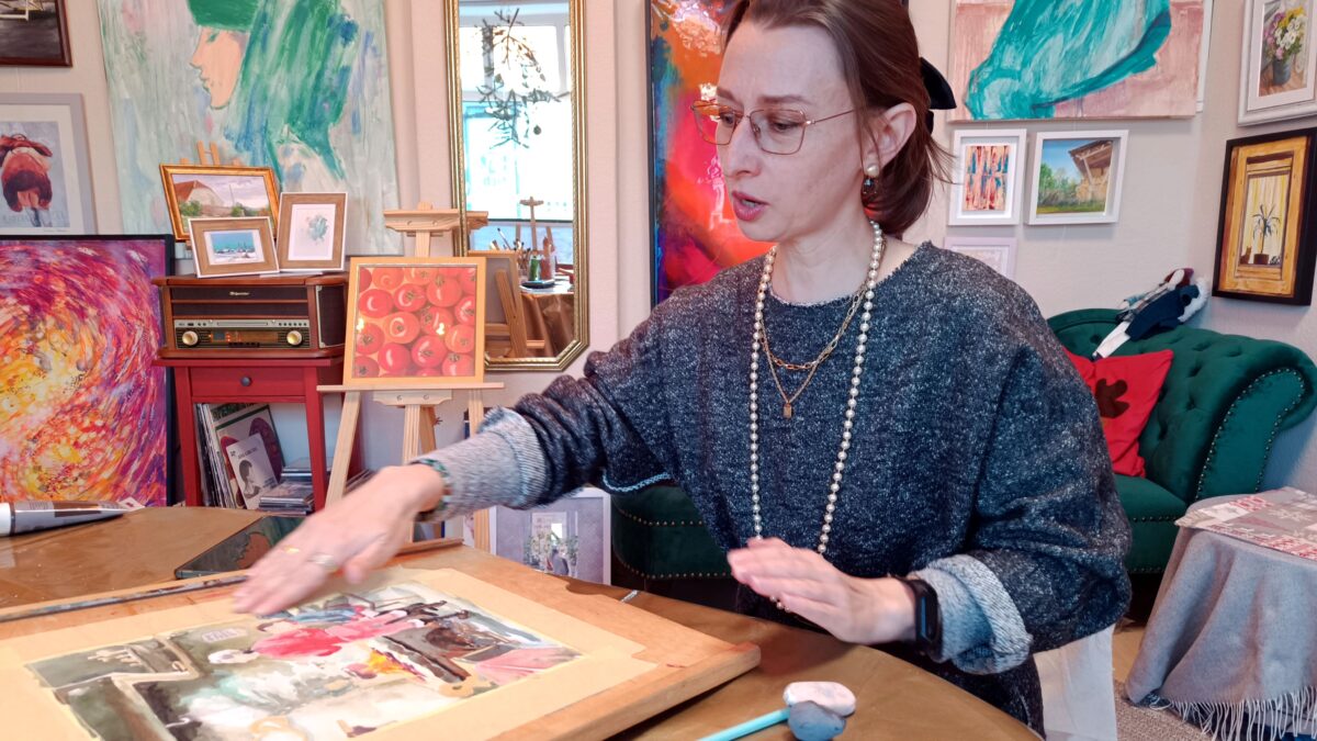 Farbe und Lebensfreude im Atelier von Svetlana Petrasch - Pieschen-Aktuell